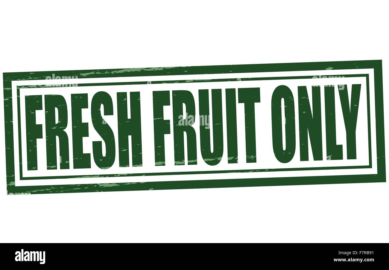 Only fruit Stock Vector Images - Alamy