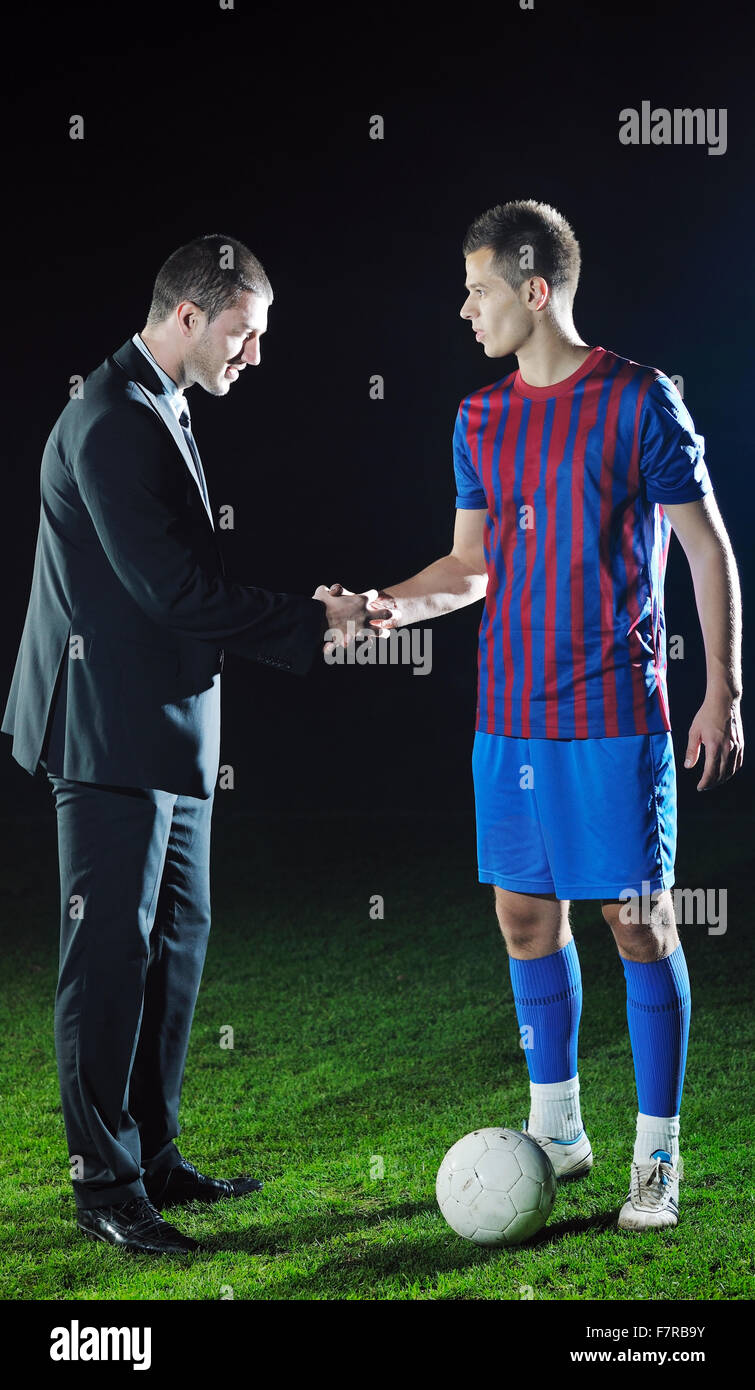 Soccer manager in stadium hi-res stock photography and images - Alamy