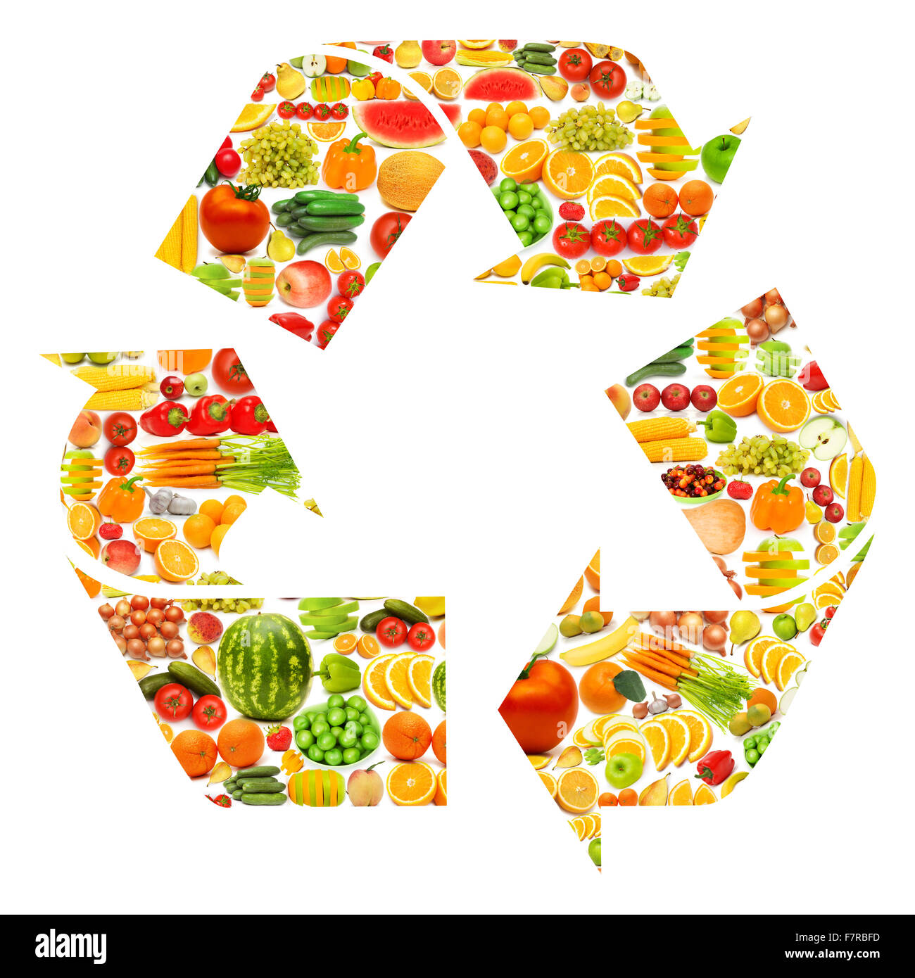 Recycle ecology fruits Cut Out Stock Images & Pictures - Alamy