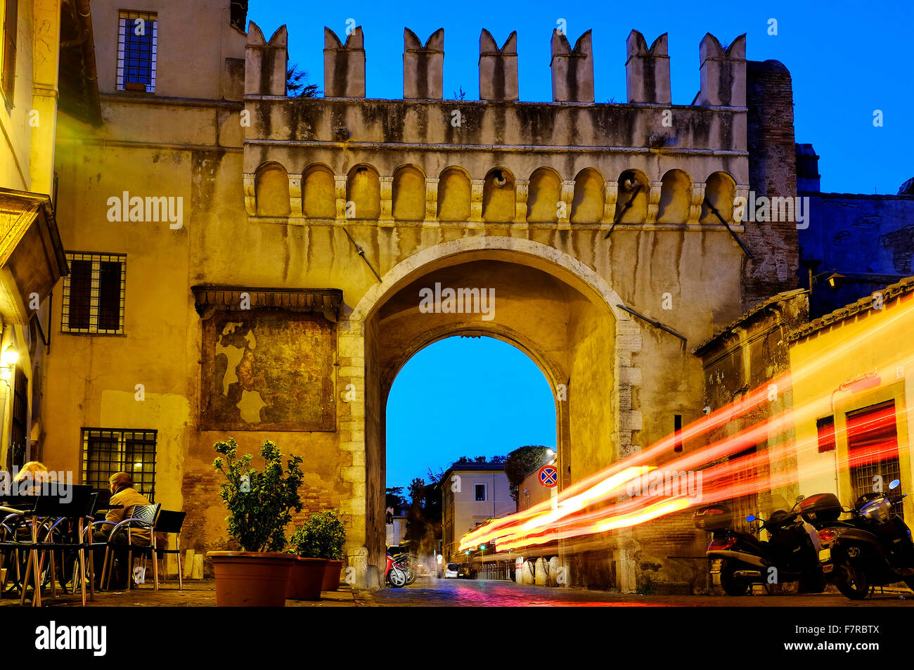 Porta Settimiana, Rome, Italy Stock Photo - Alamy