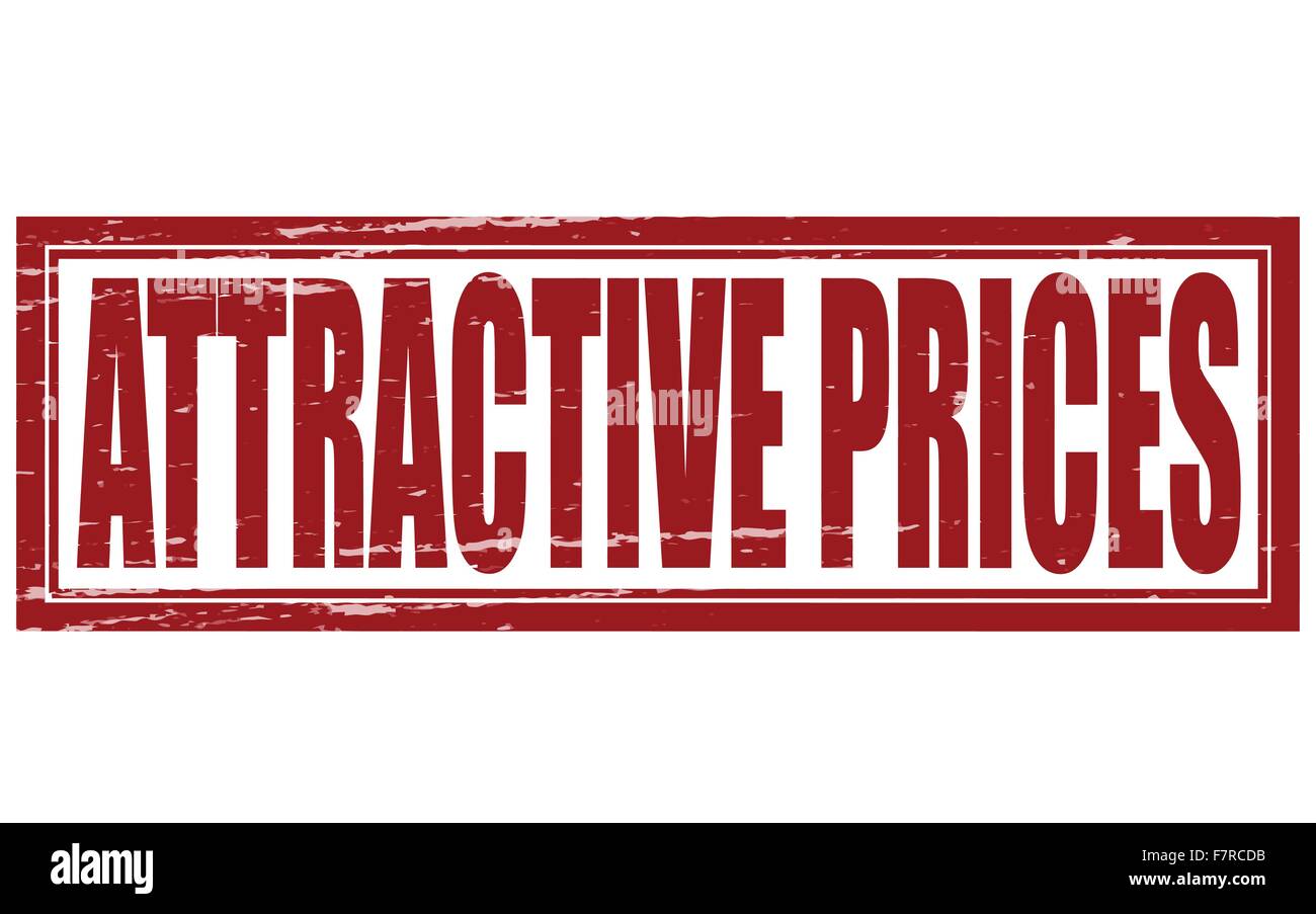 Attractive prices Stock Vector Images - Alamy