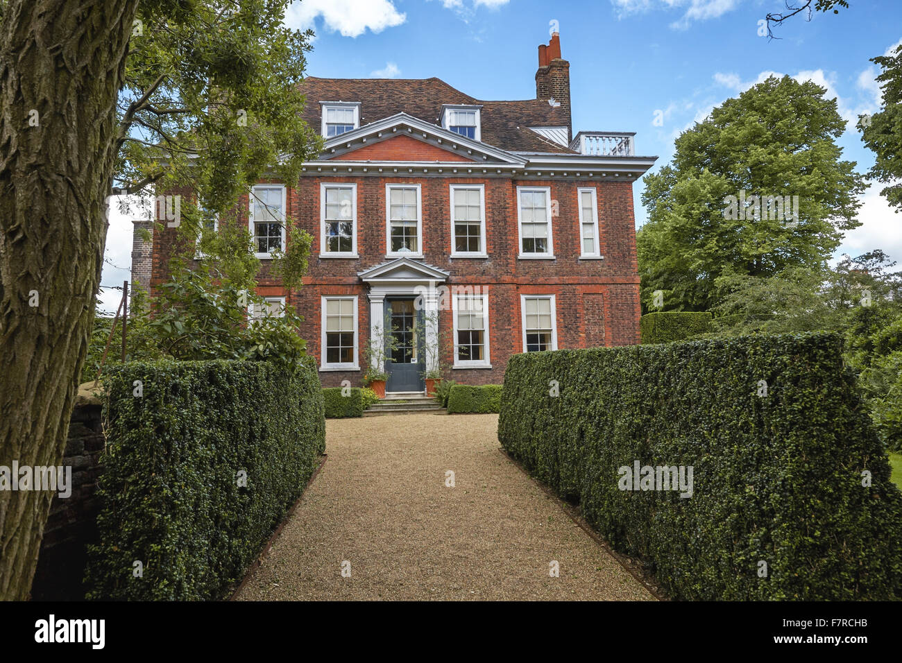 Fenton House and Garden, London. Fenton House was built in 1686 and is ...
