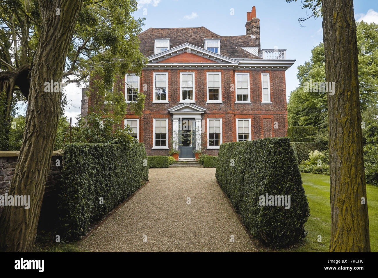 Fenton House and Garden, London. Fenton House was built in 1686 and is ...