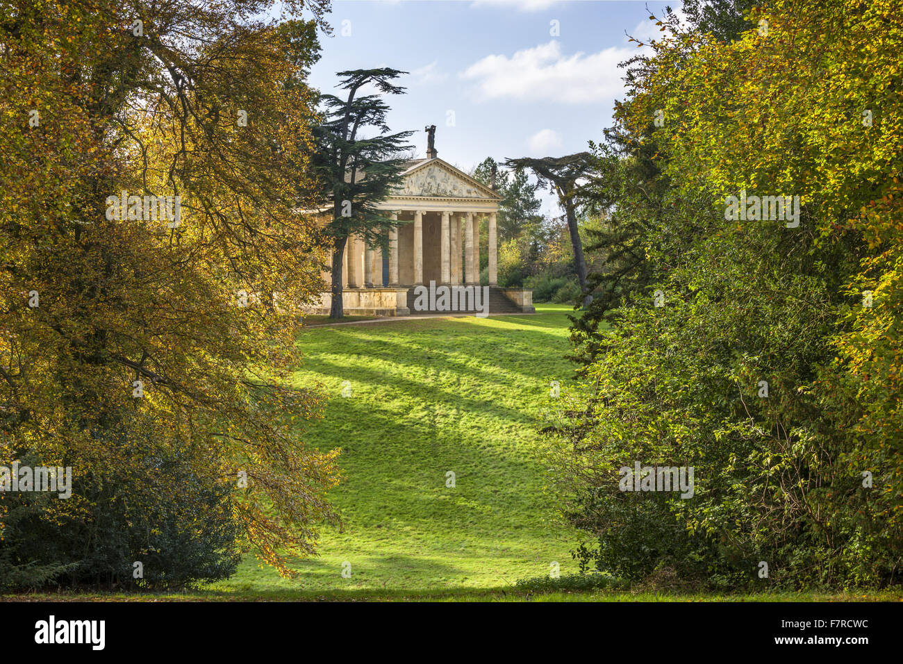 The Temple of Concord and Victory in the Grecian Valley at Stowe ...