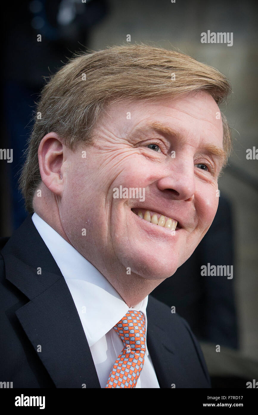 Amsterdam, The Netherlands. 2nd Dec, 2015. King Willem-Alexander of The ...
