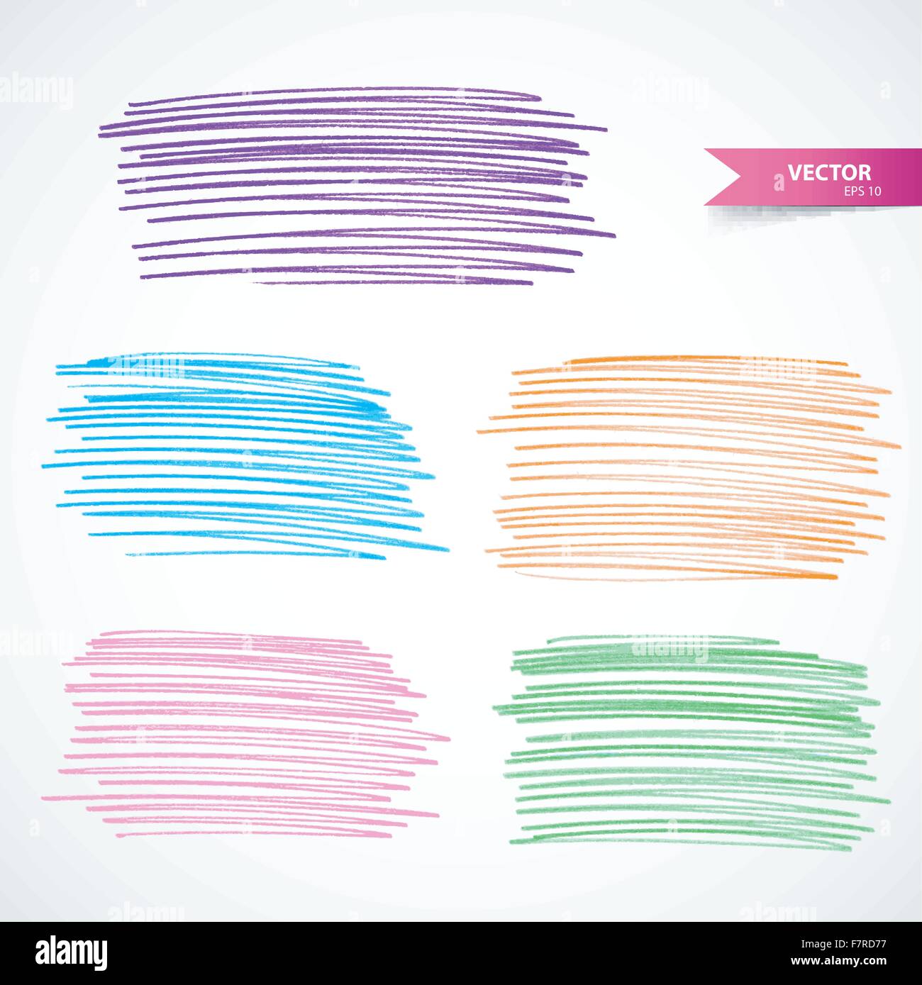 Lines marker hand underline Stock Vector Images - Alamy