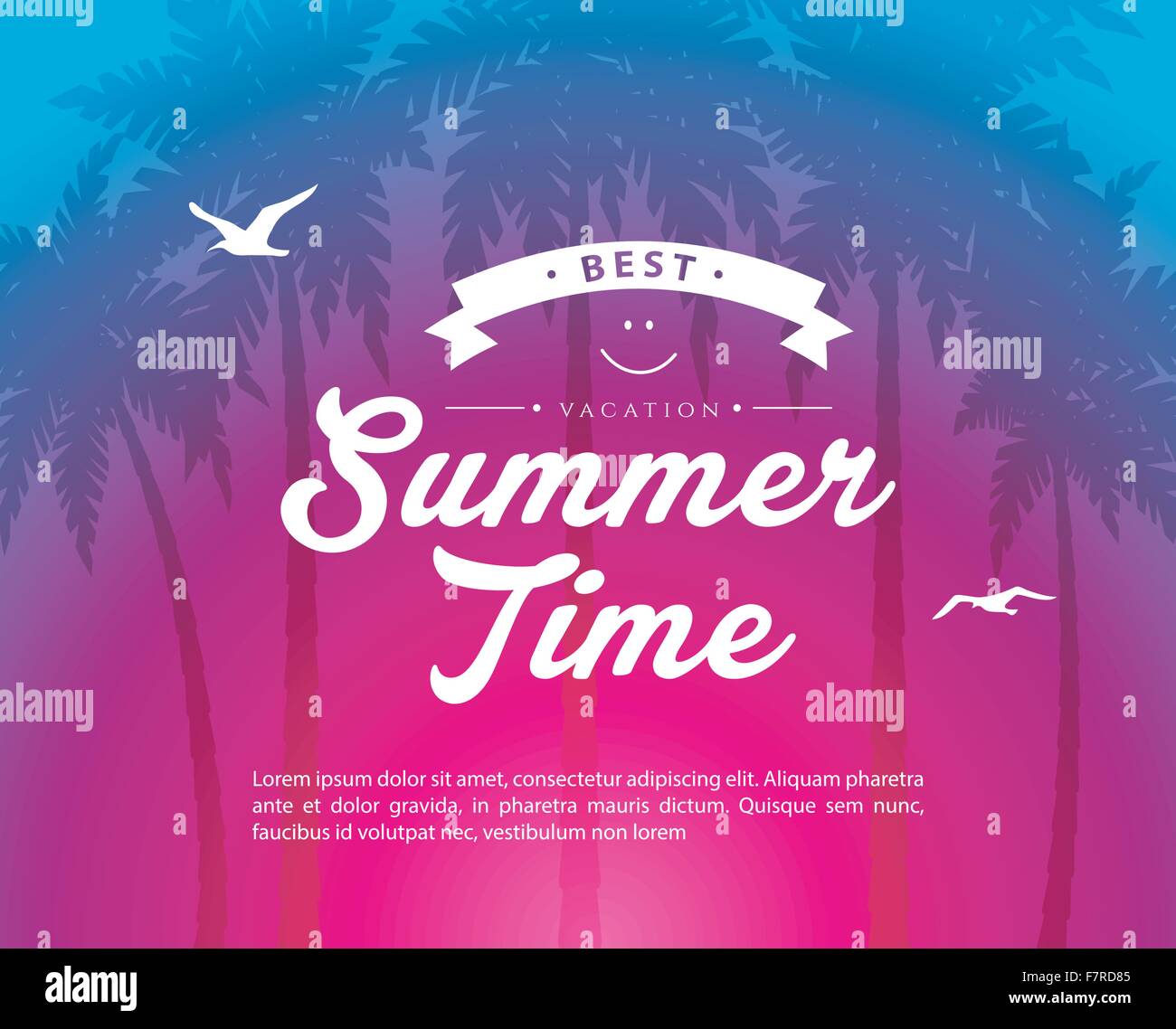 Black card design tropical Stock Vector Images - Alamy