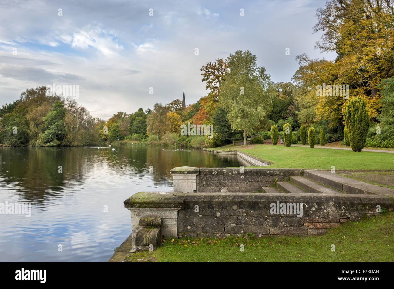 The Pleasure Ground area at Clumber Park, Nottinghamshire Stock Photo ...