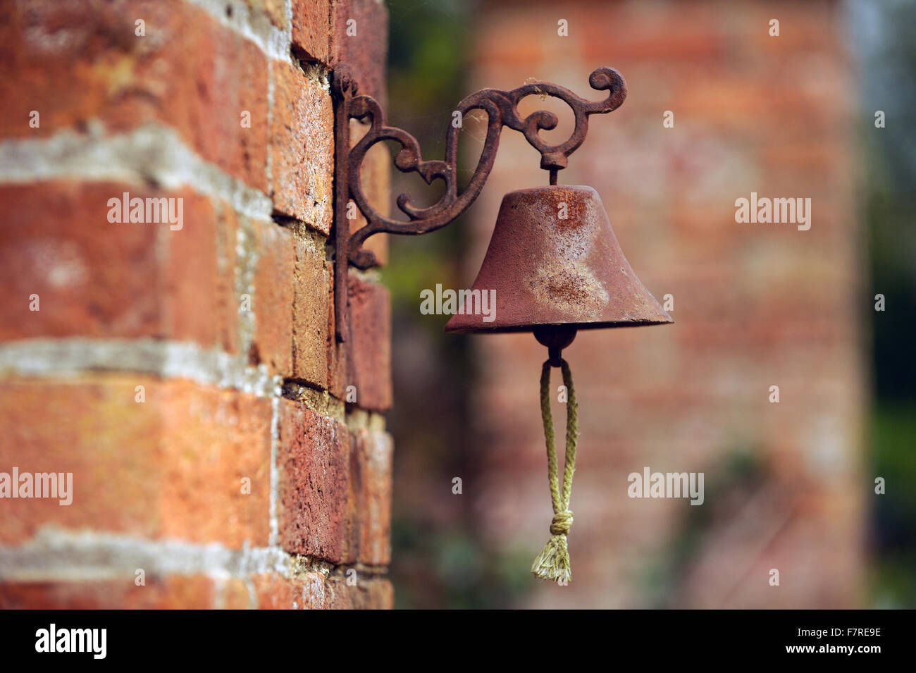 An outside bell at Kingston Lacy, Dorset. Kingston Lacy was home to the ...