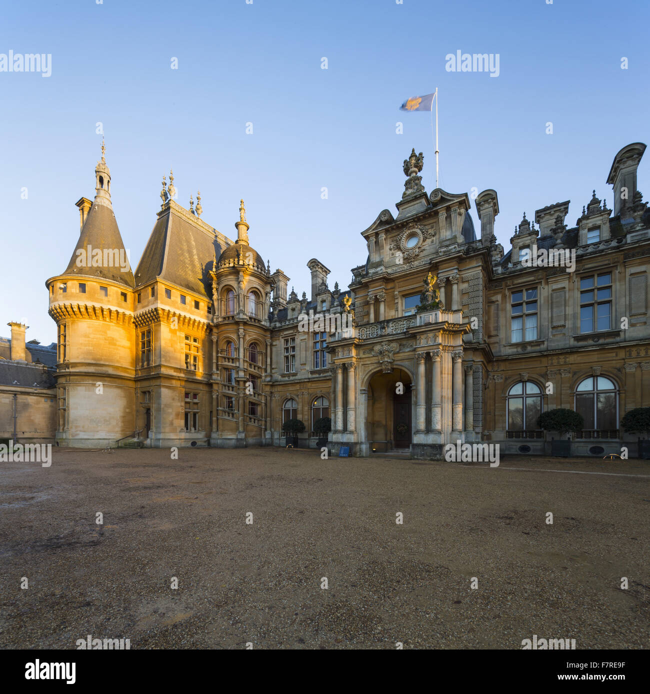Exterior view of Waddesdon Manor, Buckinghamshire Stock Photo - Alamy