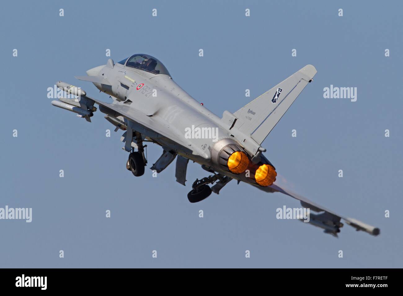 Italian Airforce Eurofighter Stock Photo - Alamy