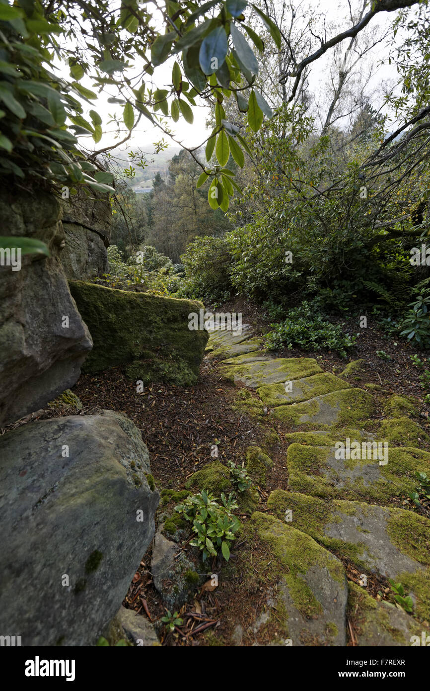 Descending stone stairs hi-res stock photography and images - Alamy