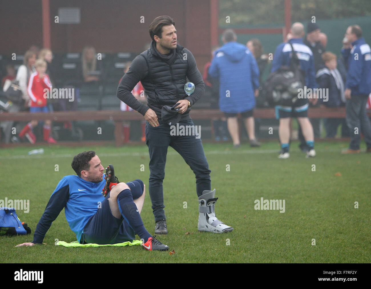TV/Radio Star and EX TOWIE's Mark Wright manages his Essex FC team to a ...