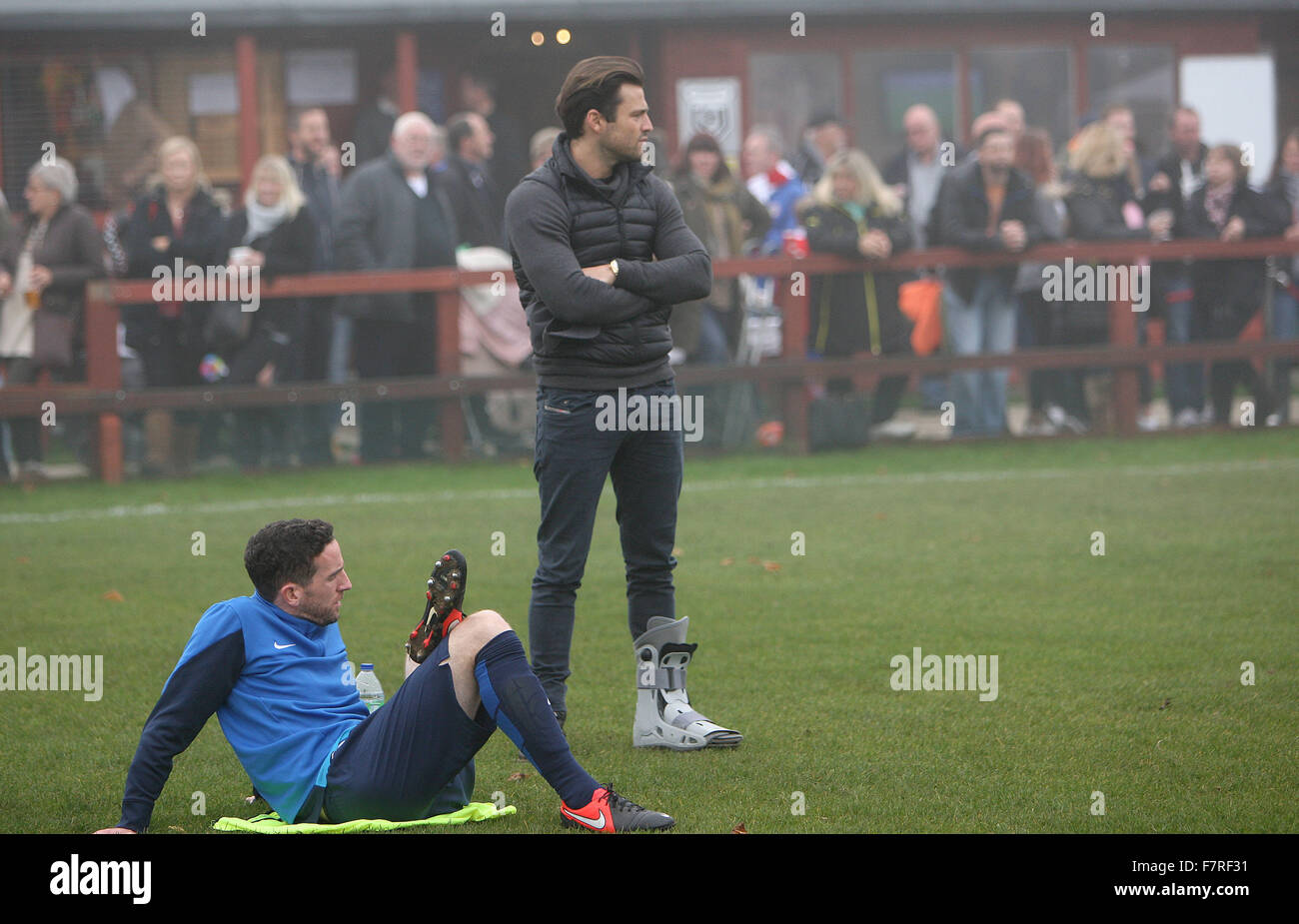 TV/Radio Star and EX TOWIE's Mark Wright manages his Essex FC team to a ...