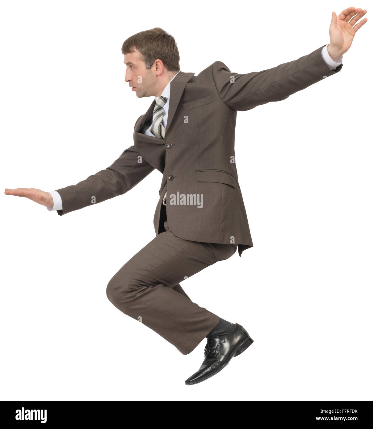 Person in formal suit sitting Cut Out Stock Images & Pictures - Alamy