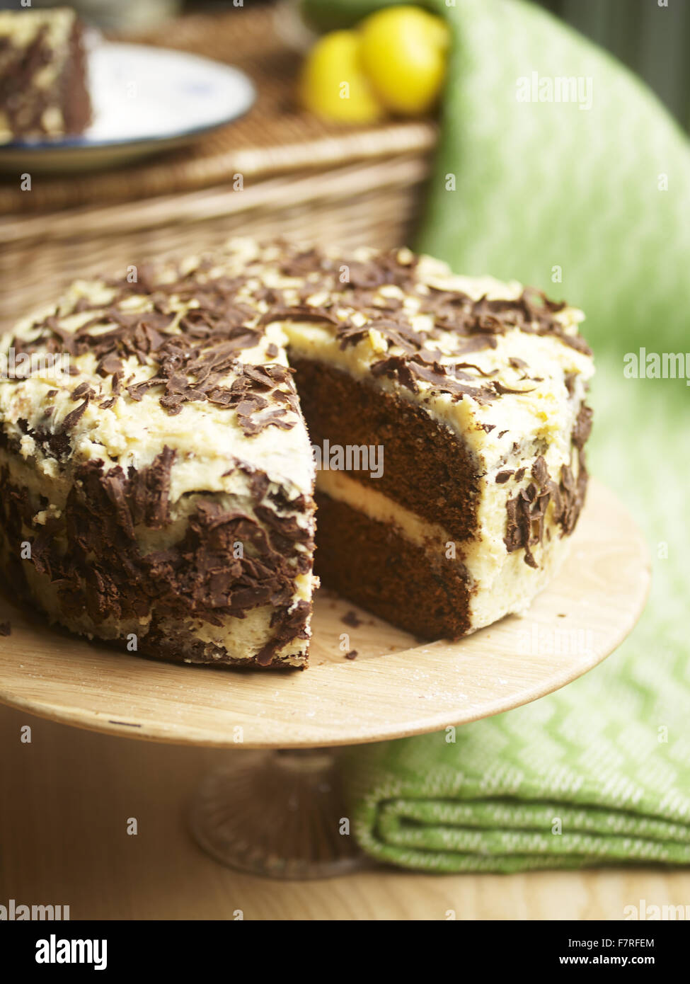 Sandwich cake photographed for the National Trust Spring 2015 Cookbook ...