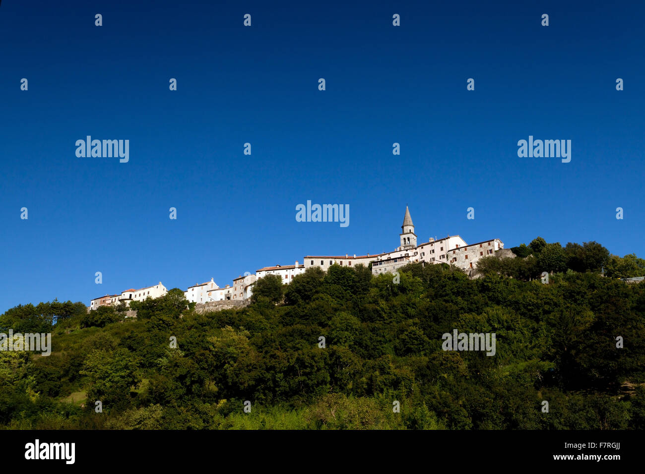 A landscape view of Buzet Old City, Croatia Stock Photo - Alamy