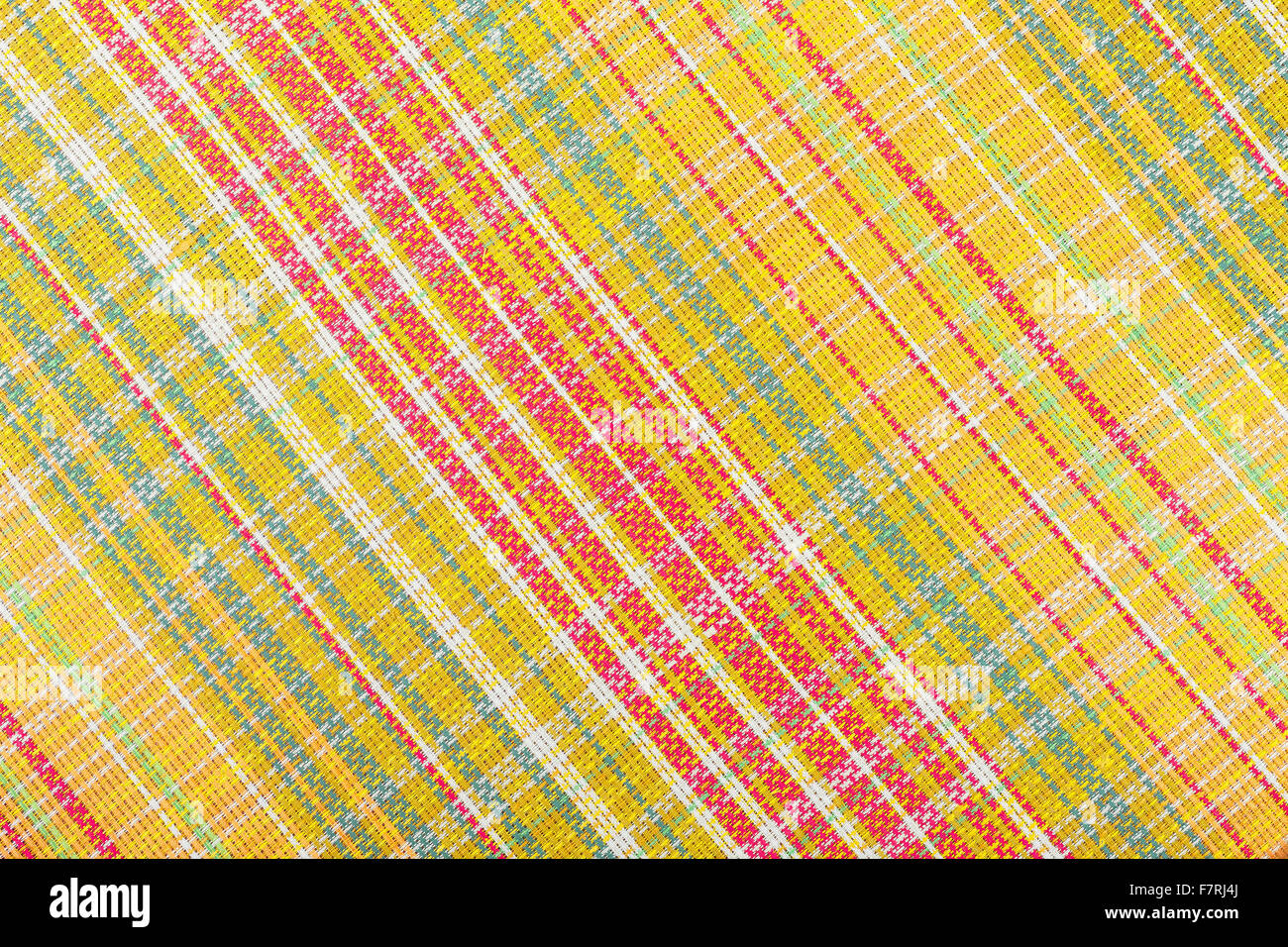 Fabric in check pattern texture or background Stock Photo - Alamy