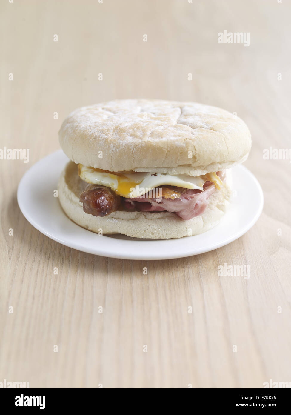 Breakfast bap photographed for the 2015 National Trust Summer Cookbook ...