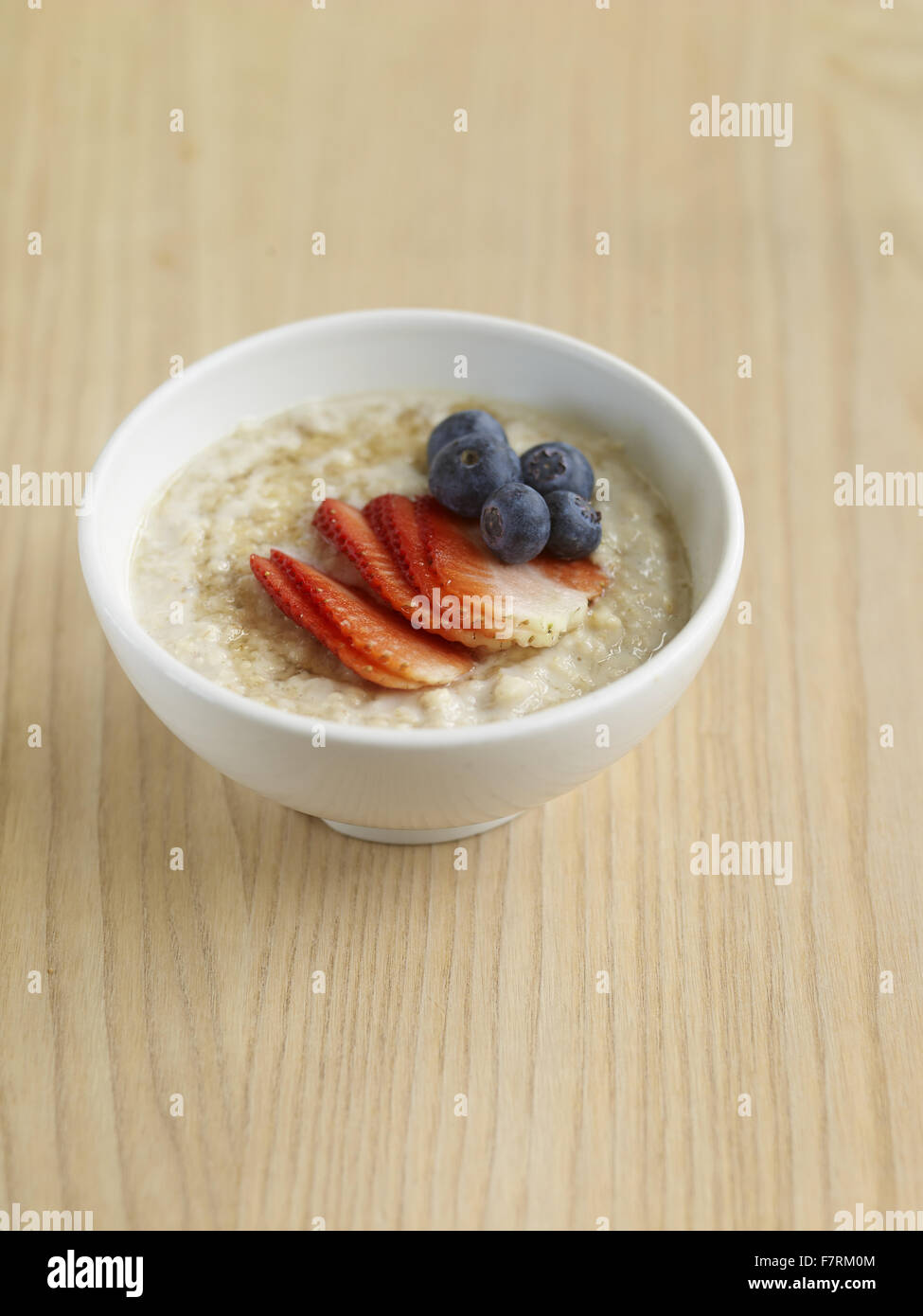 Porridge photographed for the 2015 National Trust Summer Cookbook Stock ...