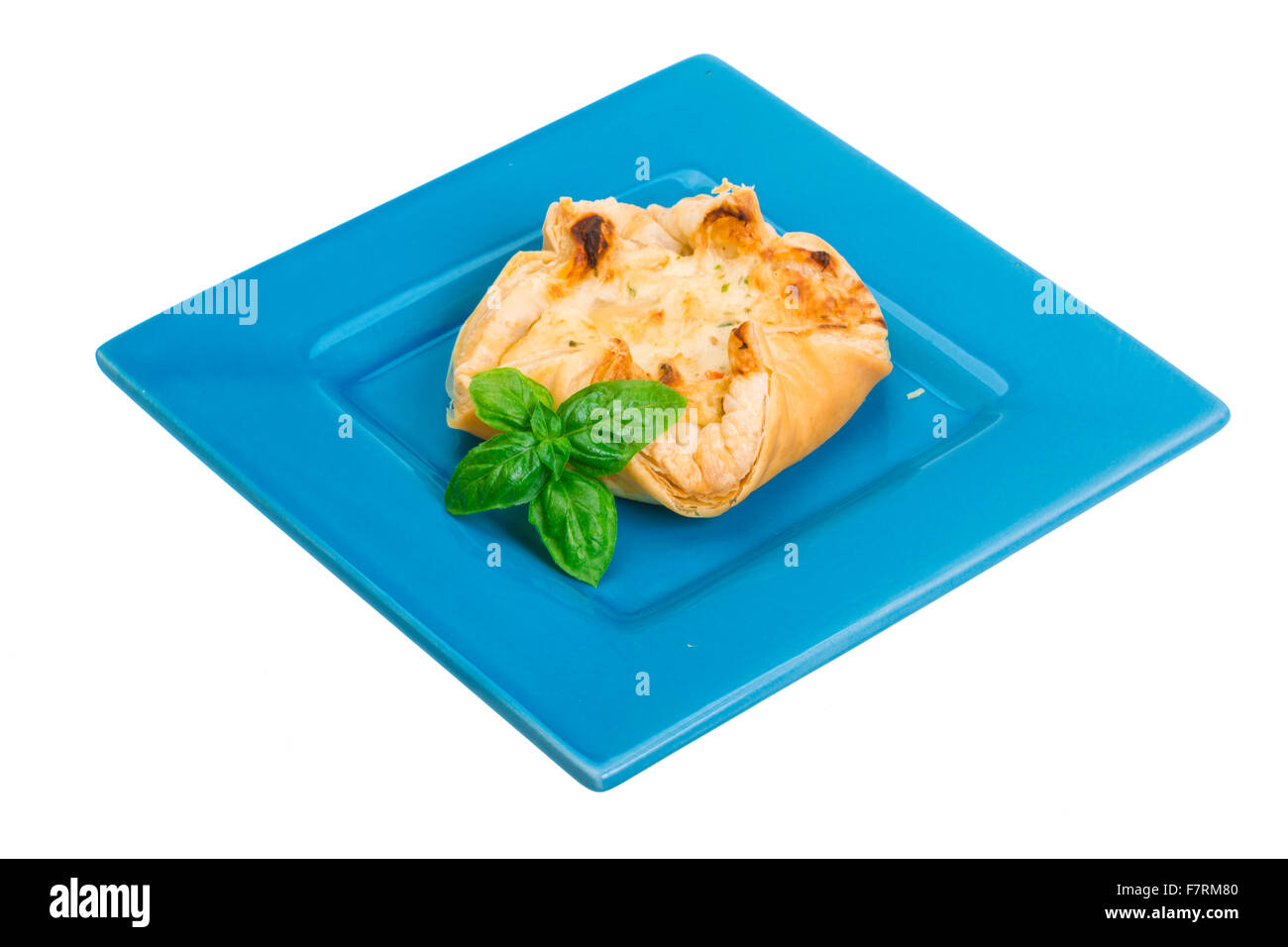 Pastry with scallop isolated Stock Photo - Alamy