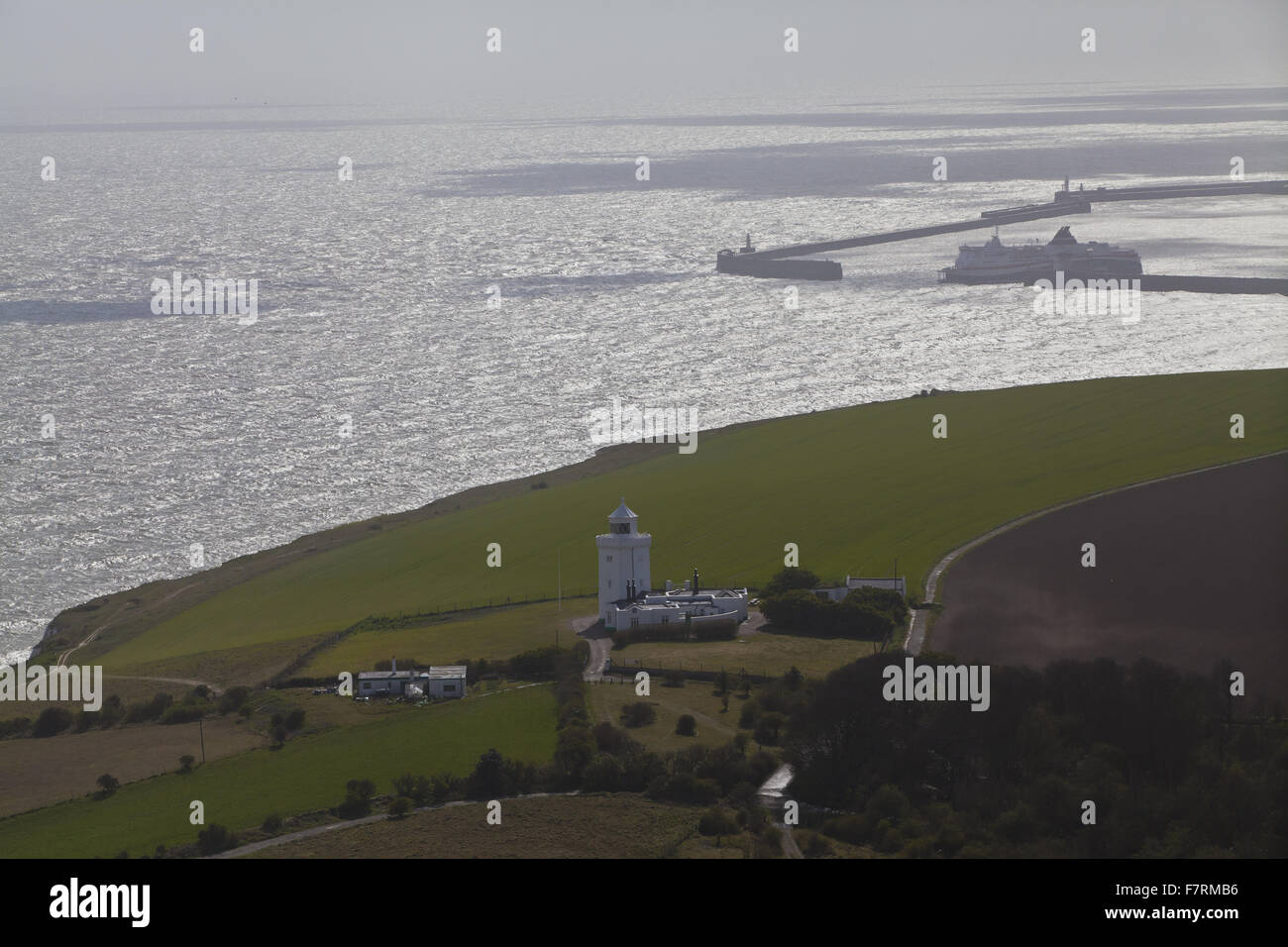 The White Cliffs of Dover, Kent. The cliffs are one of the country's ...