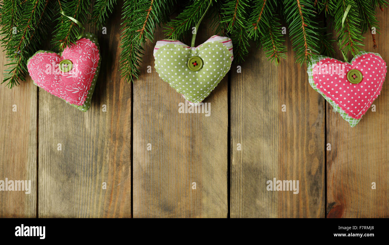 handmade christmas decorations, background Stock Photo - Alamy