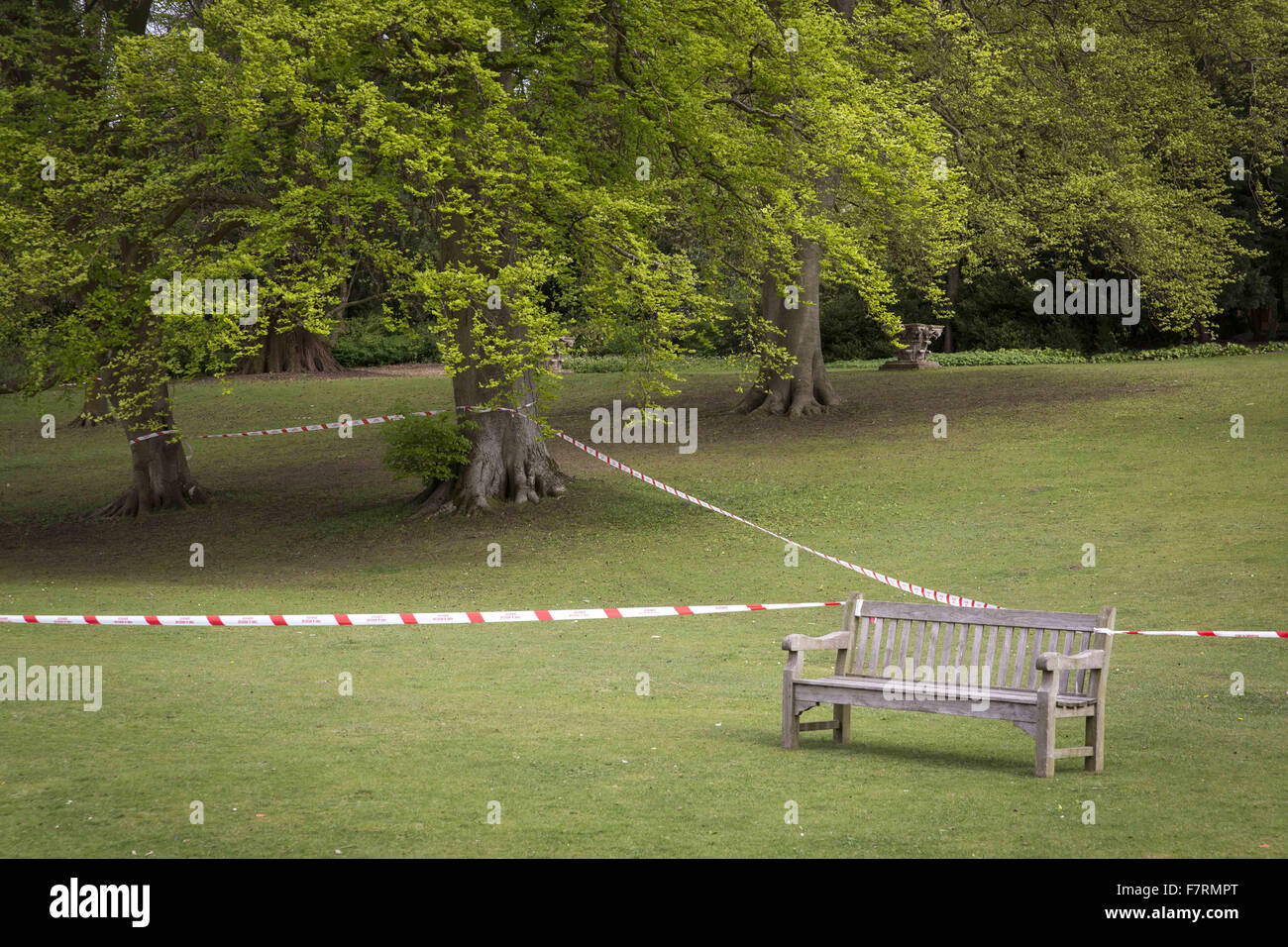 Two days after the devastating fire at Clandon Park, Surrey. A fire ...