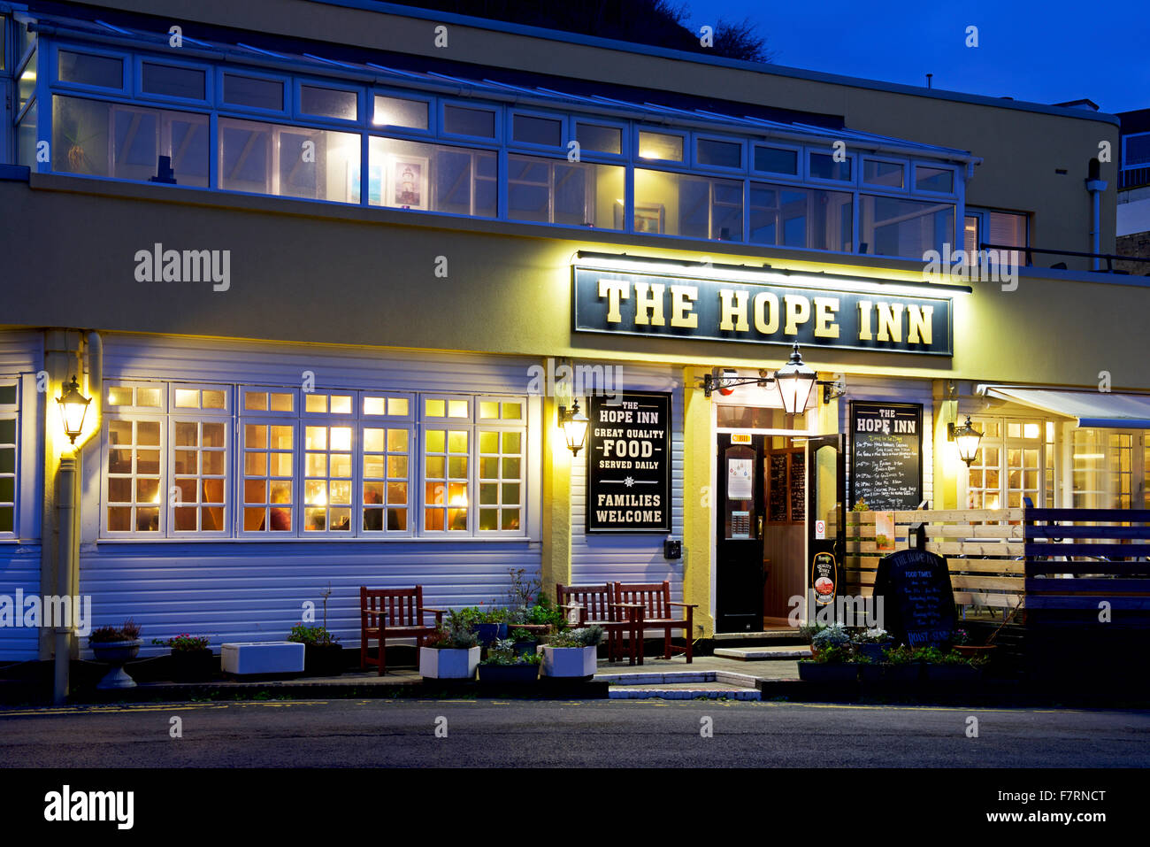 The Hope Inn, Newhaven, East Sussex, England UK Stock Photo - Alamy