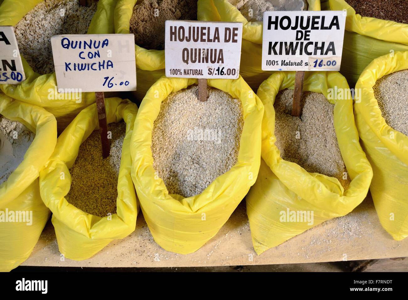 Quinua- Kiwicha grains - Market in AYABACA. Department of Piura .PERU ...