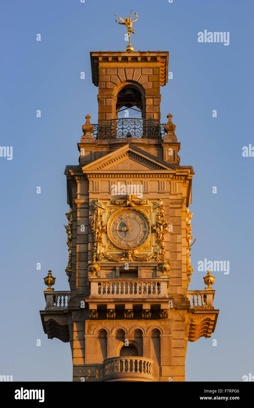 The Clock Tower at Cliveden, Buckinghamshire. Nestled high above the ...