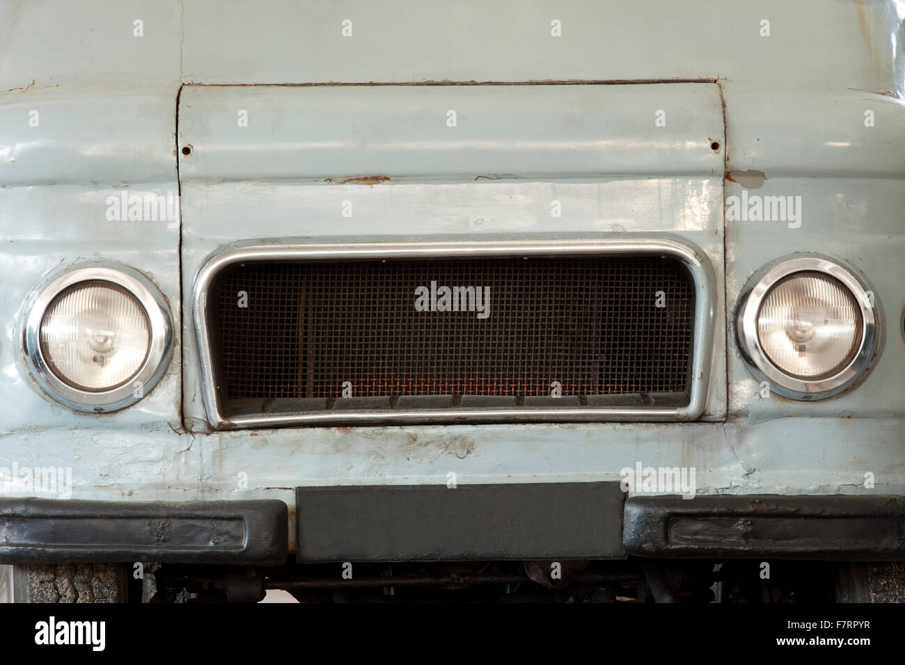 front body of old lorry or vintage truck Stock Photo - Alamy