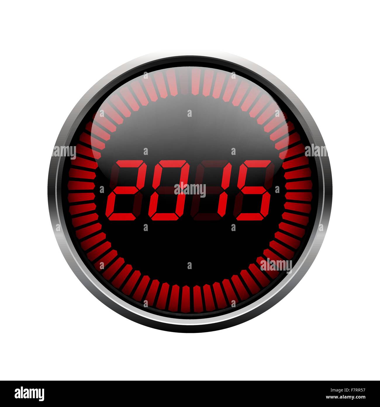 Digital year time vector art Stock Vector Image & Art - Alamy