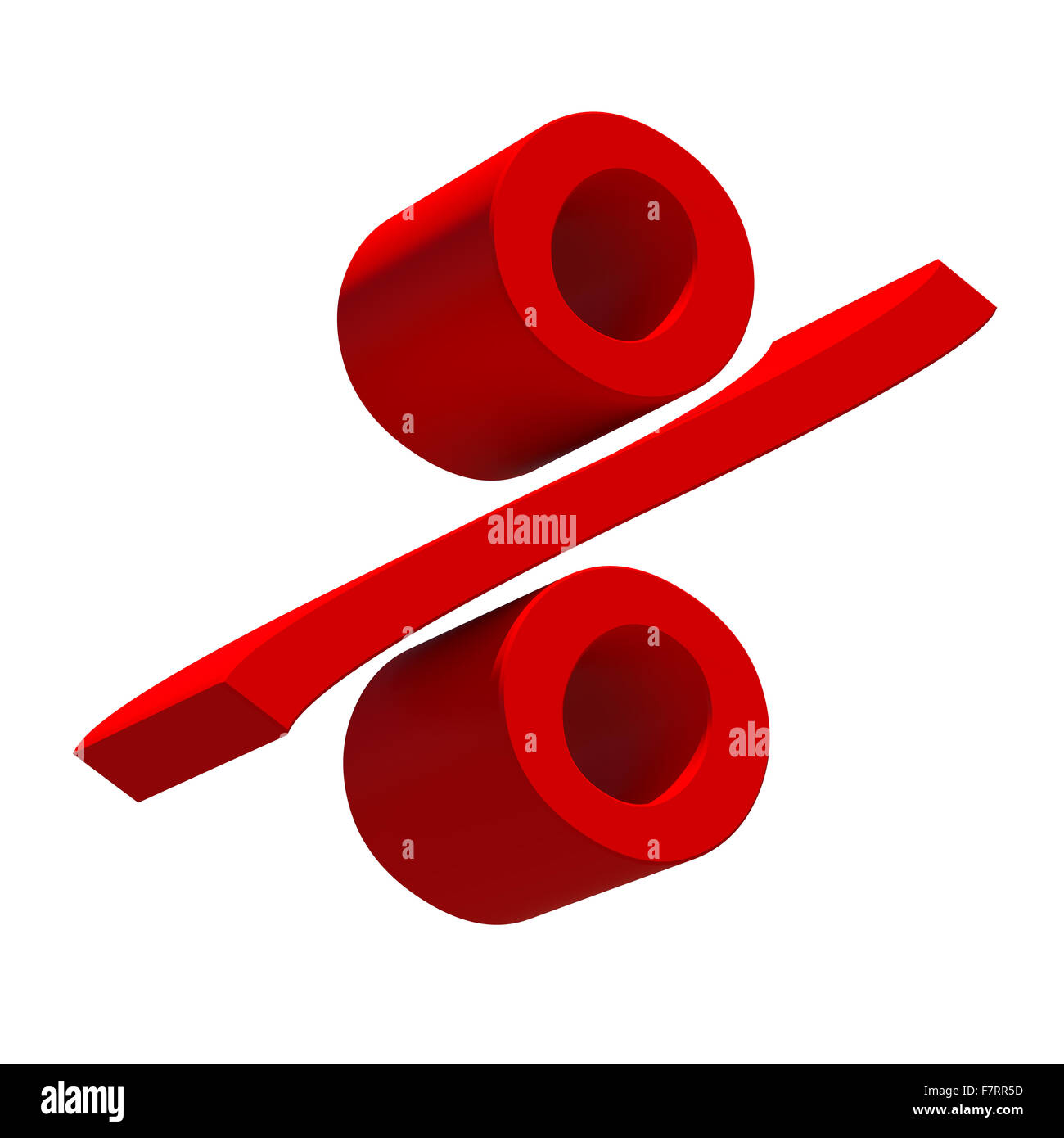 Red percent sign Stock Photo - Alamy