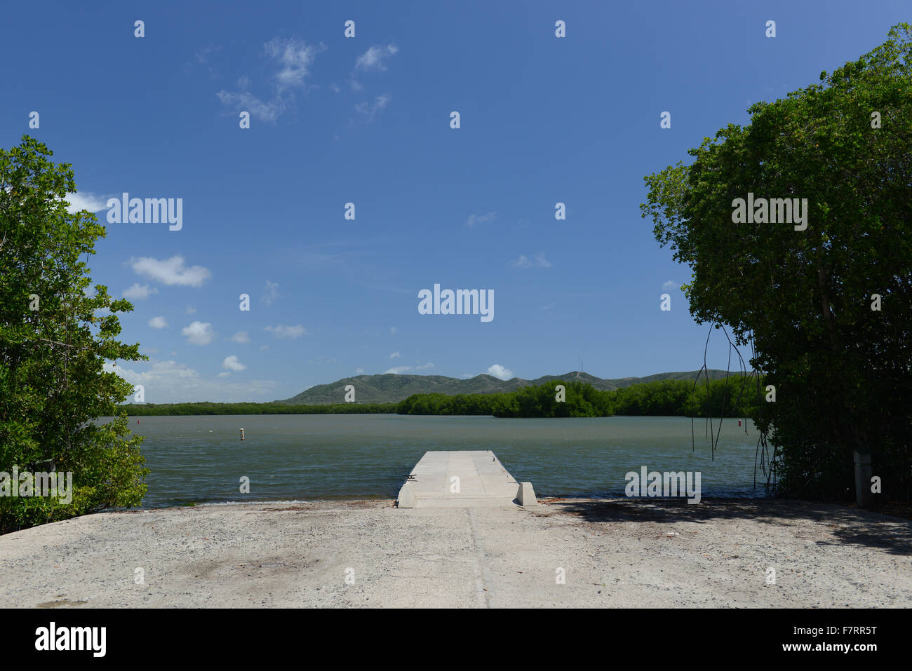 Boat ramp at Boqueron. Cabo Rojo, Puerto Rico. Caribbean Island. USA ...