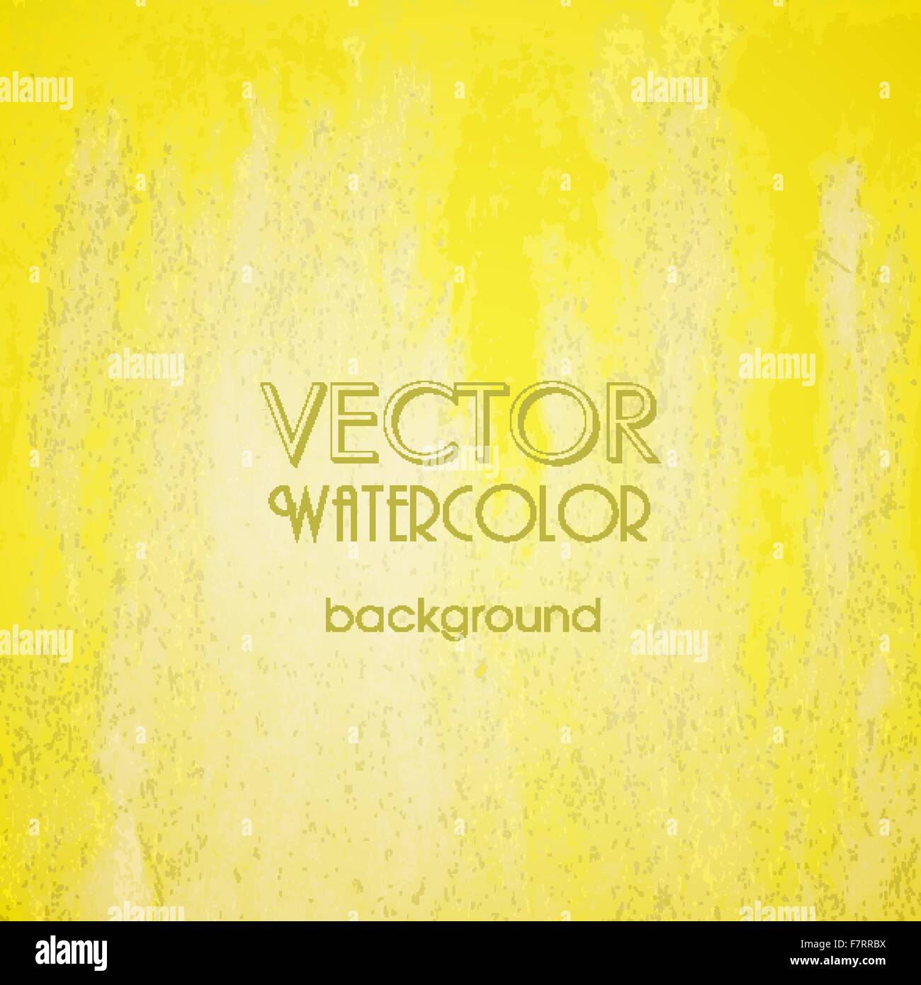 Abstract yellow watercolor background Stock Vector Images - Alamy