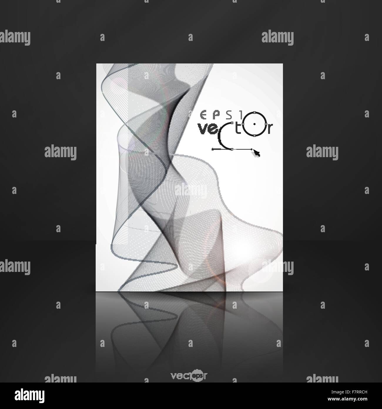Gray waves Stock Vector Images - Alamy