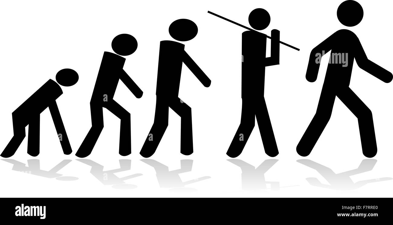 Evolution Man Vector Stock Photos & Evolution Man Vector Stock Images ...