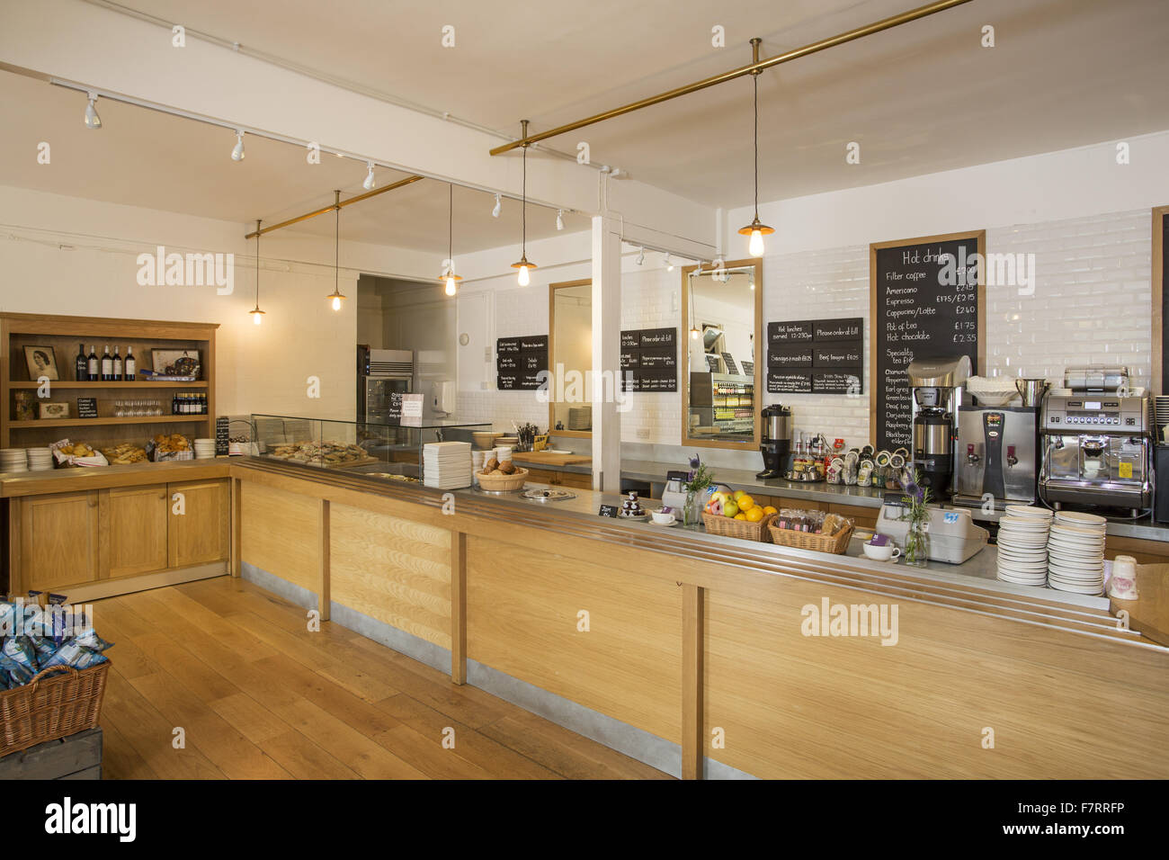 The Landemare cafe at Chartwell, Kent. The cafe is named after Georgina ...