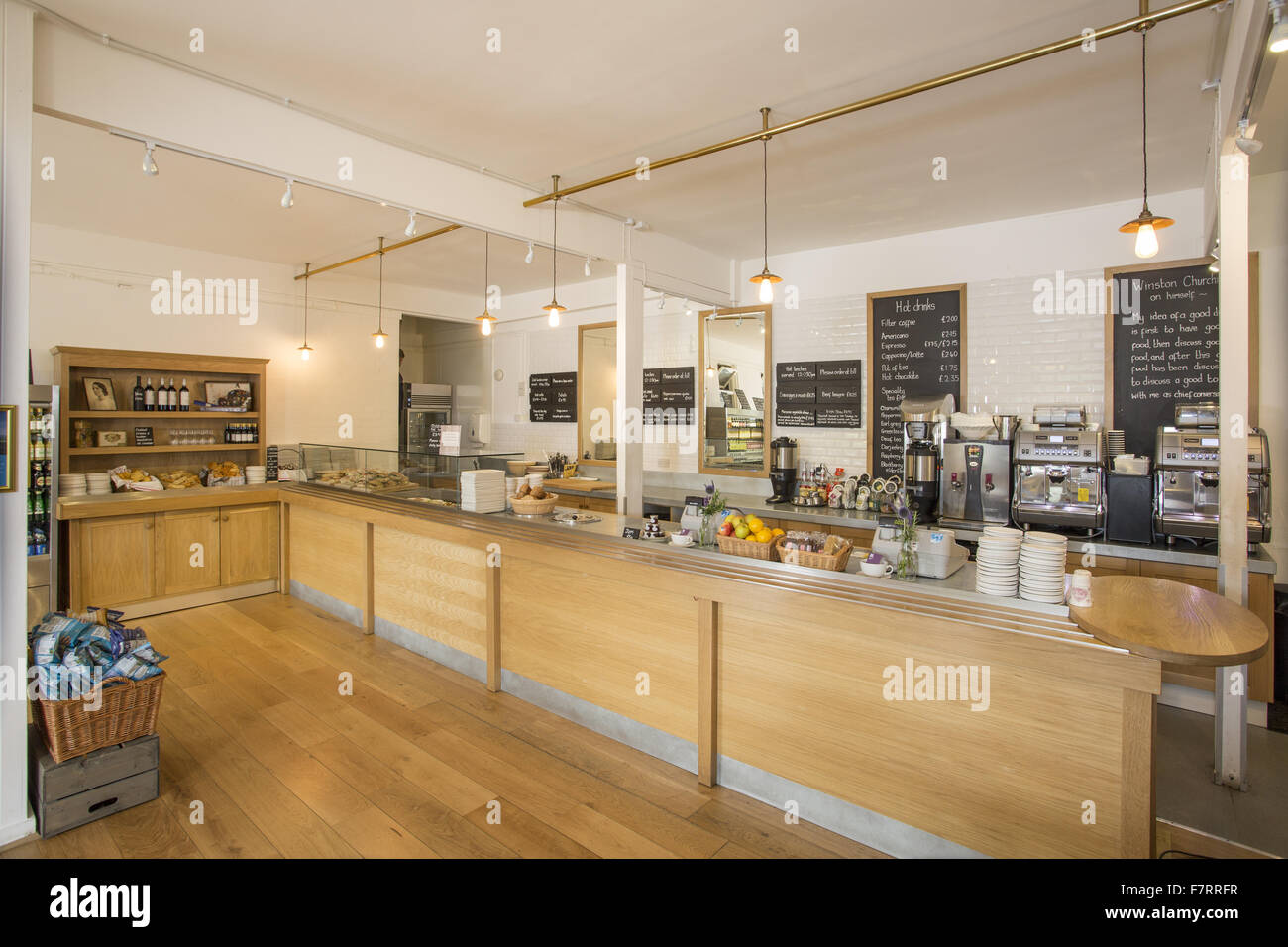 The Landemare cafe at Chartwell, Kent. The cafe is named after Georgina ...