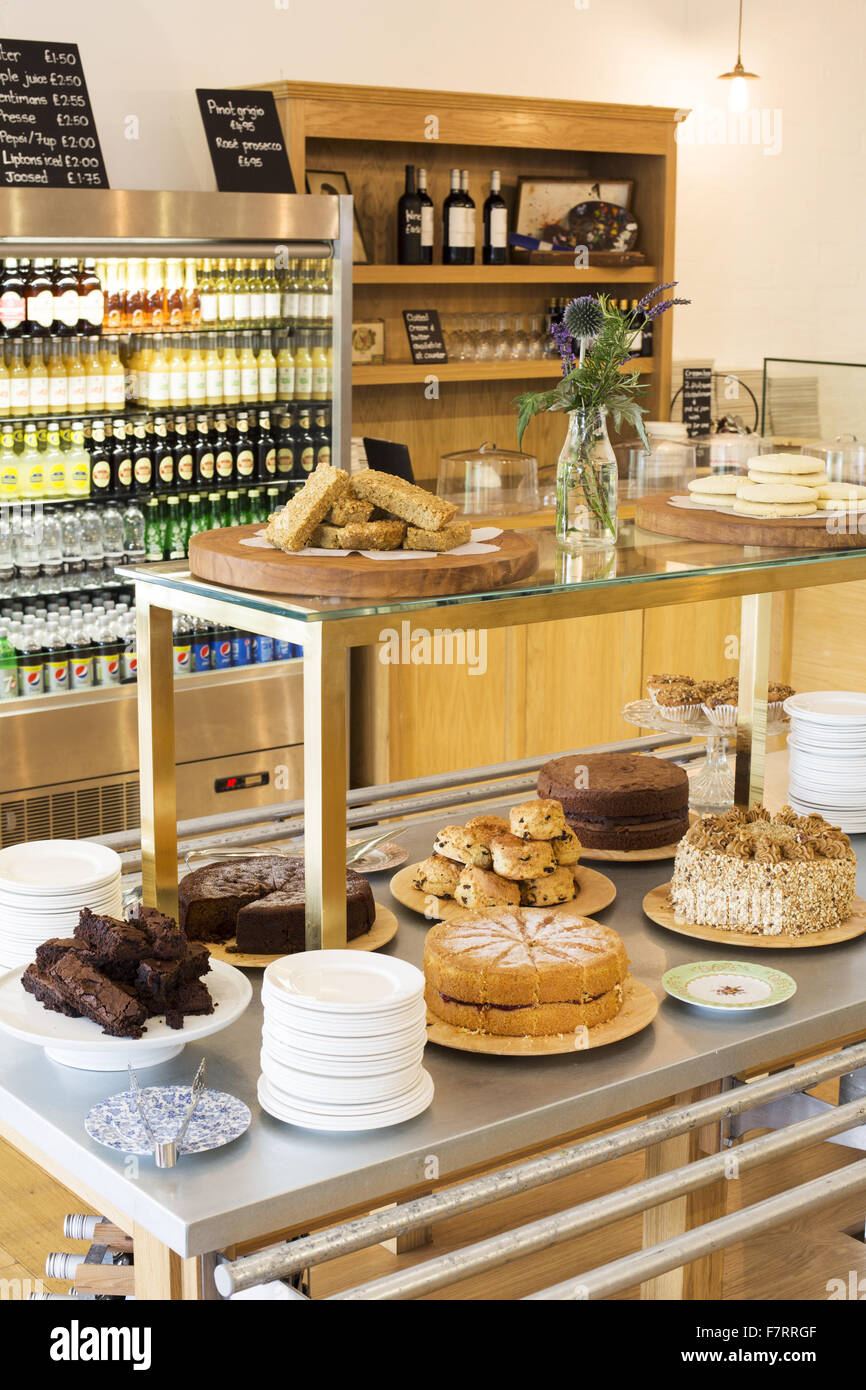 The Landemare cafe at Chartwell, Kent. The cafe is named after Georgina ...