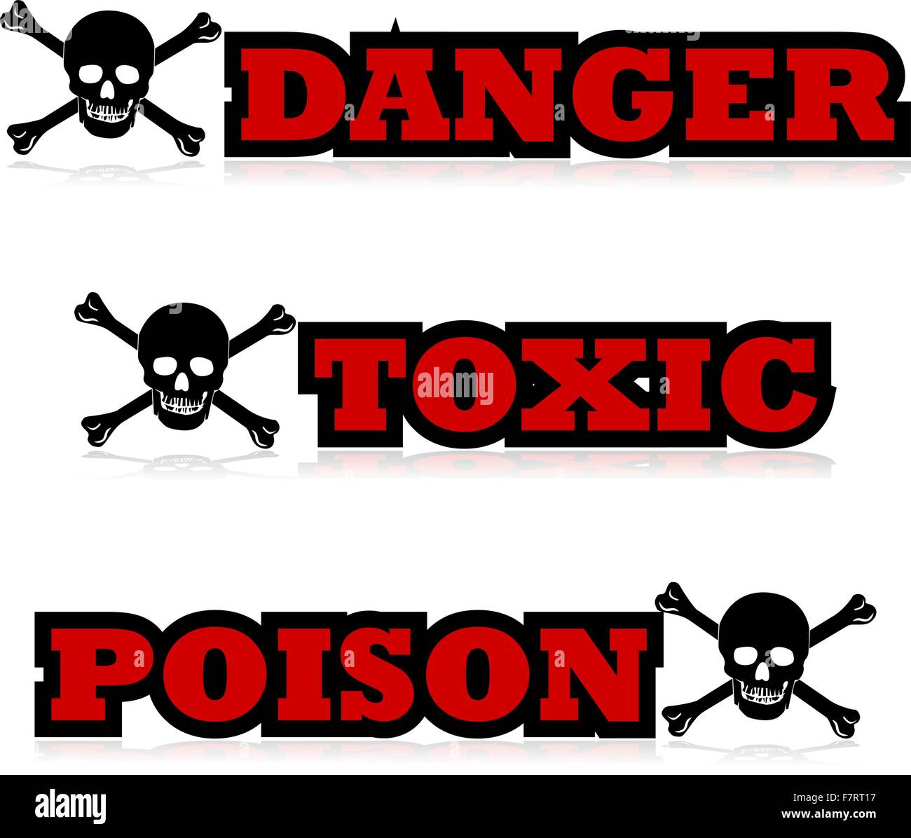 Poison skull Stock Vector Images - Alamy