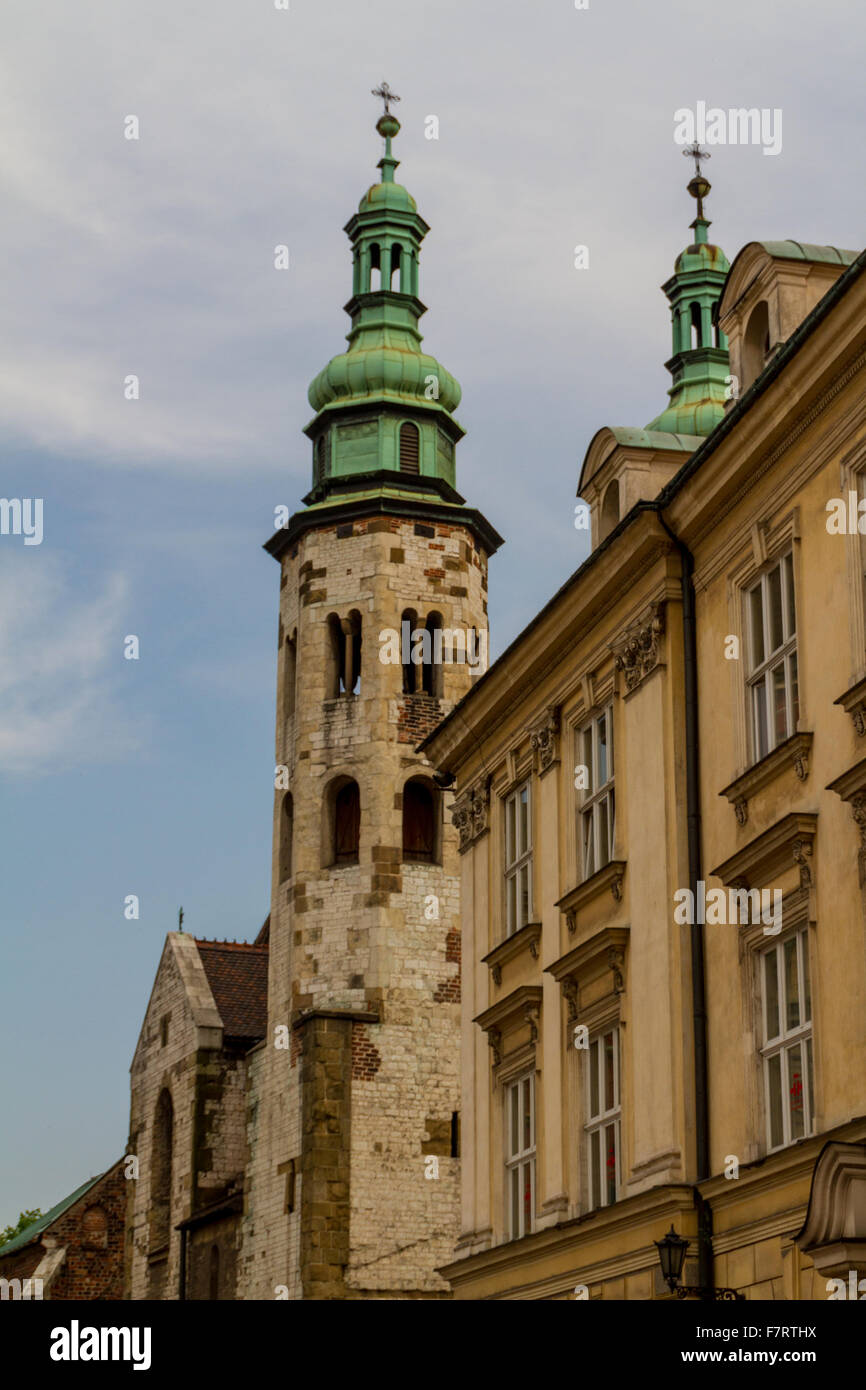 Romanesque church of St Andrew tower in Krakow built between 1079 ...