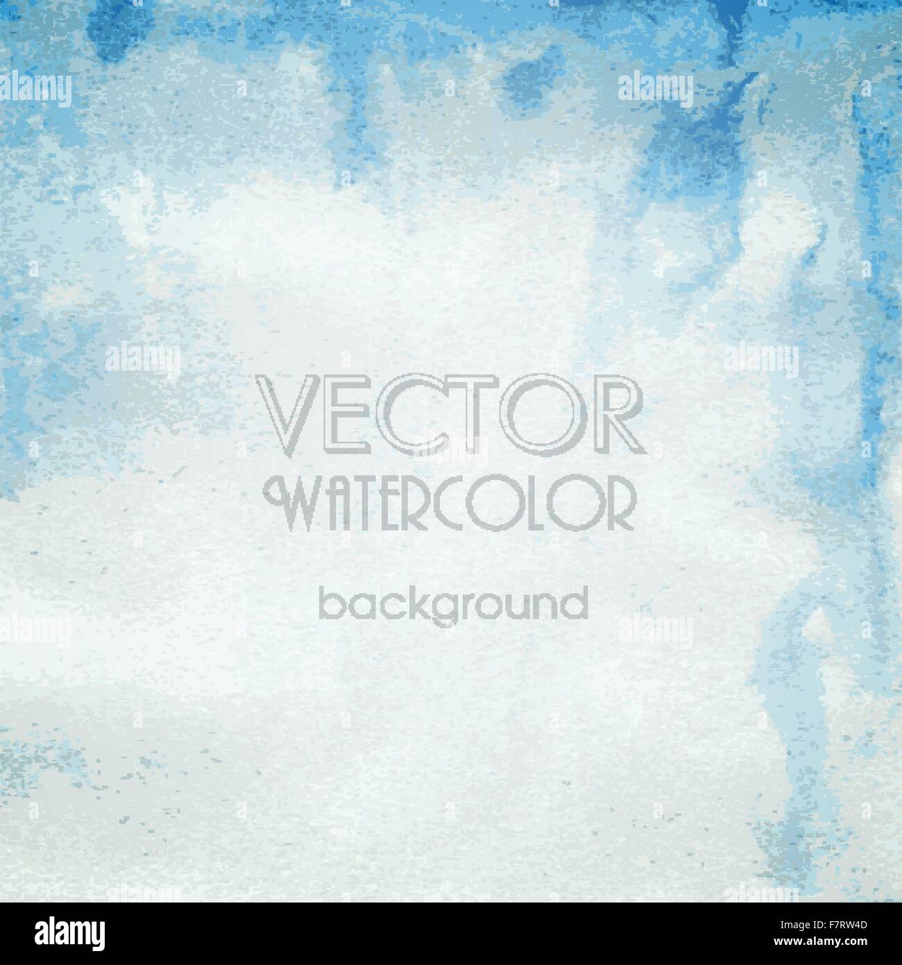 Abstract creative blue watercolor Stock Vector Images - Alamy