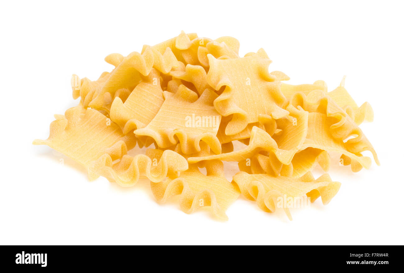 Raw yellow Italian pasta Stock Photo - Alamy