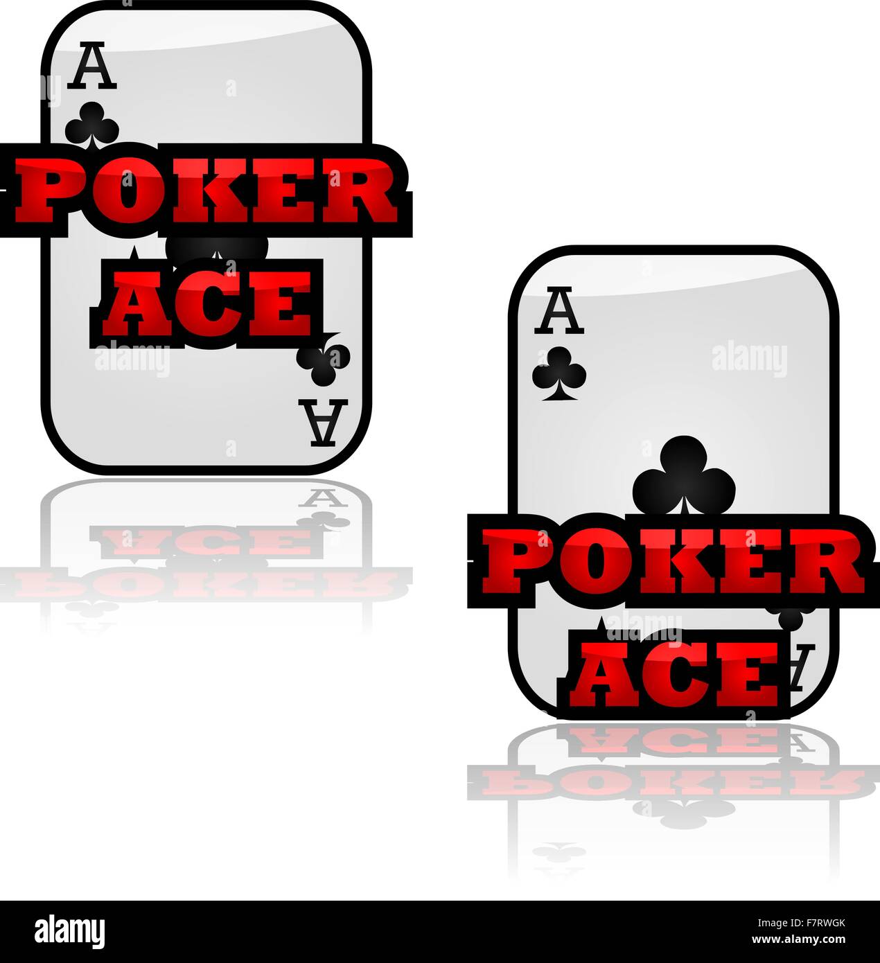 Poker ace Stock Vector Images - Alamy