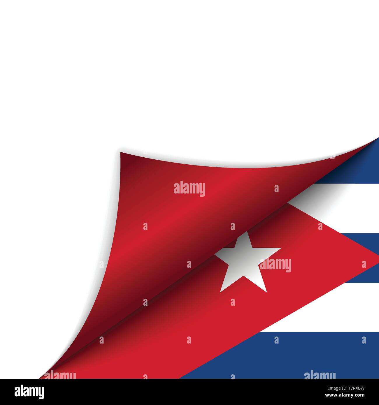 Cuba Country Flag Turning Page Stock Vector Image & Art - Alamy