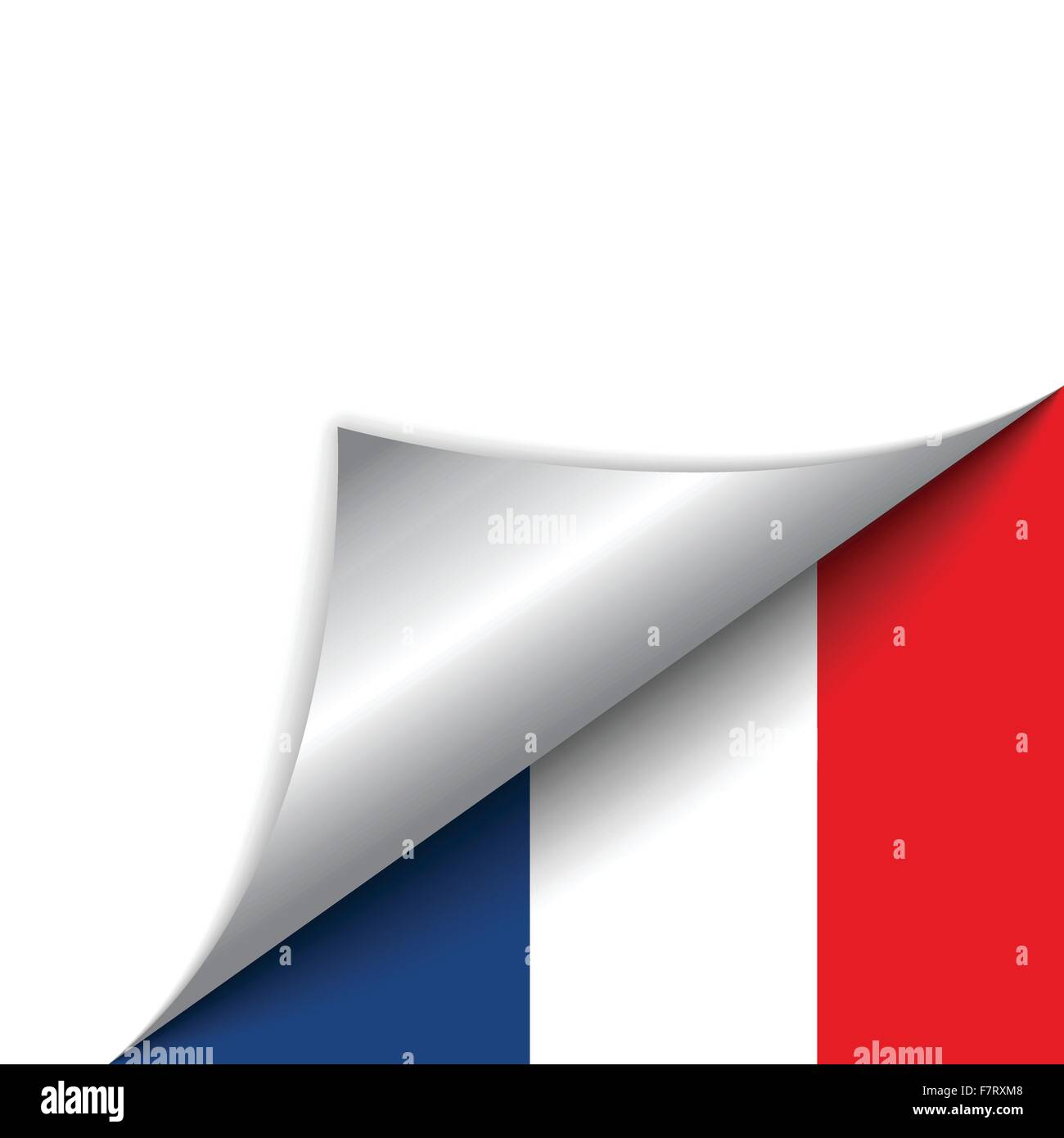 France Country Flag Turning Page Stock Vector Image & Art - Alamy