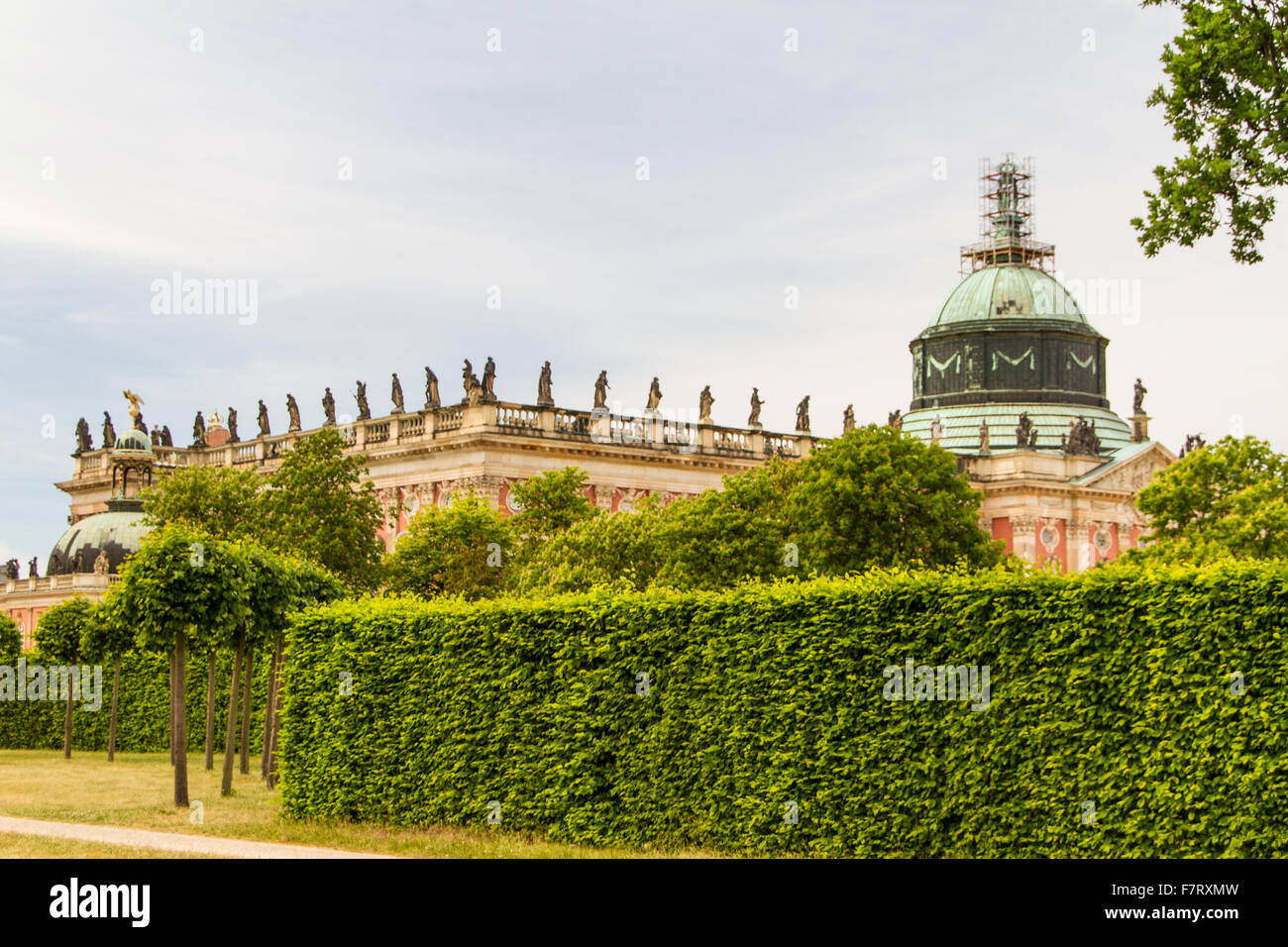 The New Palace in Potsdam Germany on UNESCO World Heritage list Stock ...