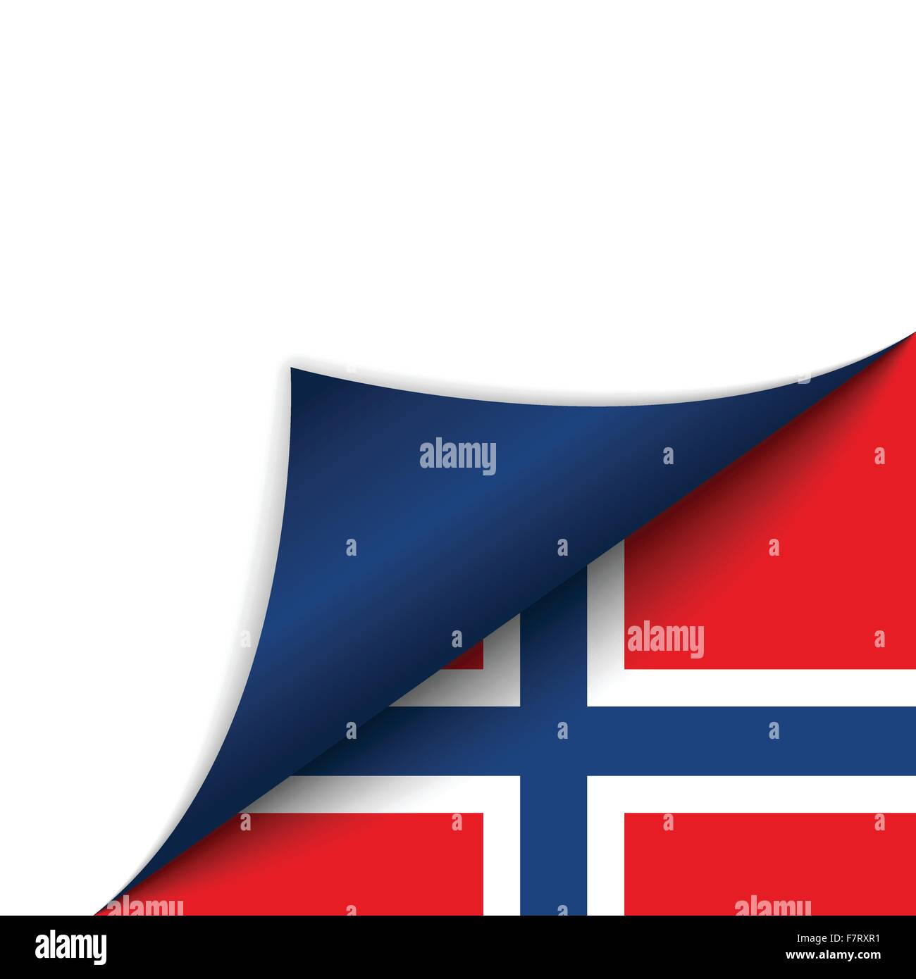 Norway Country Flag Turning Page Stock Vector Image & Art - Alamy